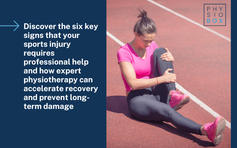 Six signs your sports injury needs professional help